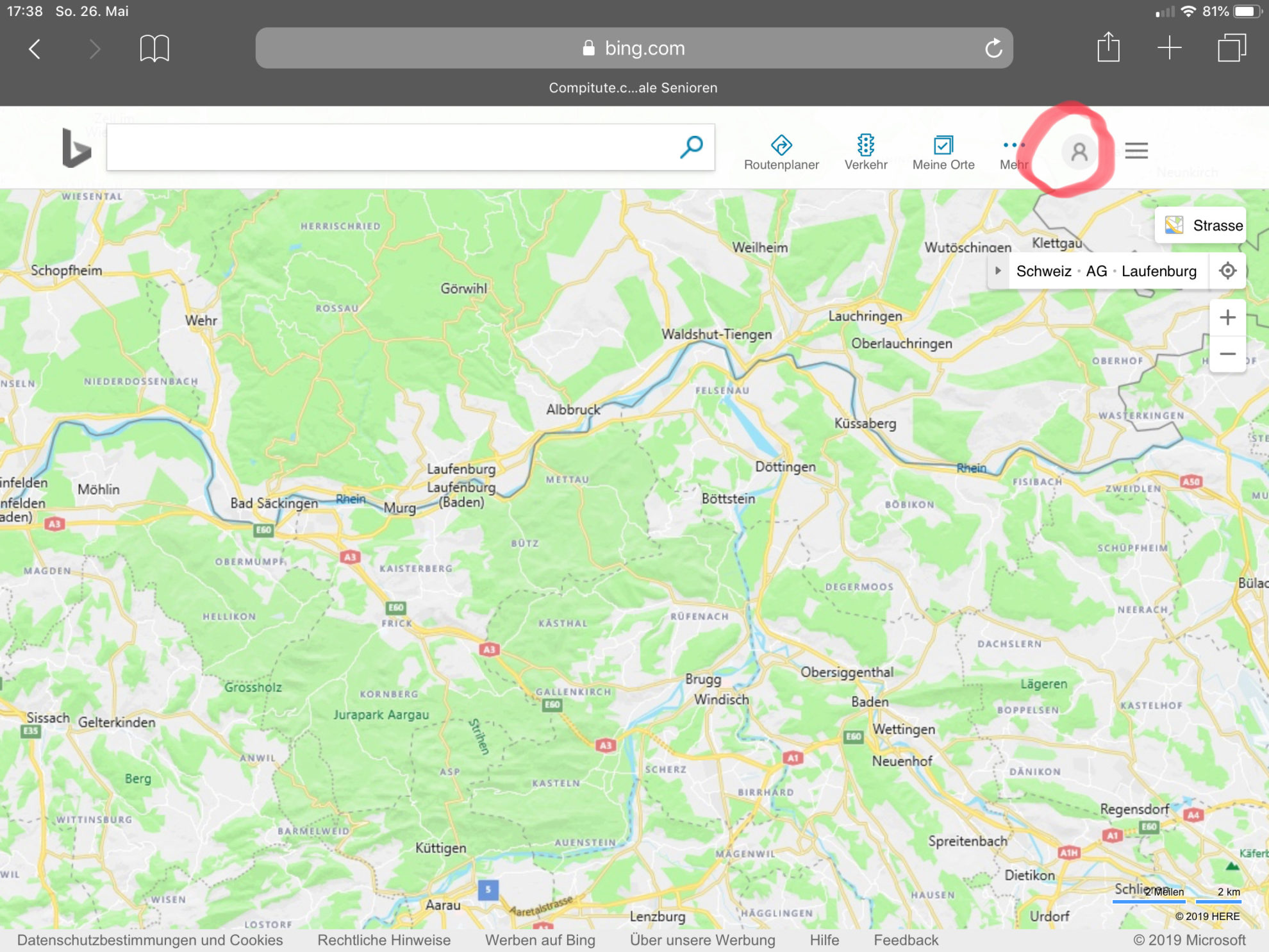 Reiseplanung mit Bing Maps | compitute.ch